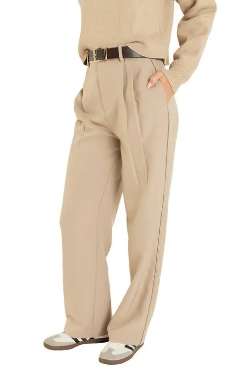 GREY LAB Pleated Wide Leg Trousers