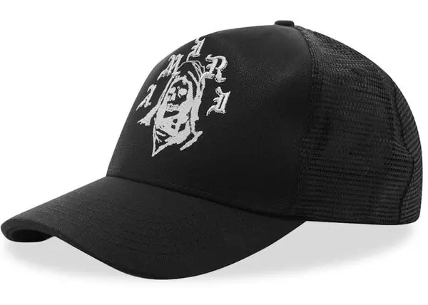 Amiri Reaper Trucker Cap - Black