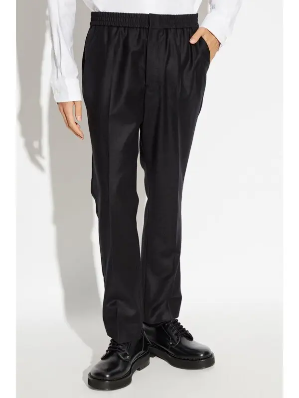 Ami Straight-leg Wool Trousers
