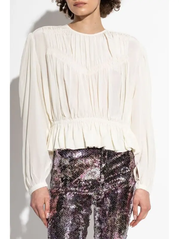 Isabel Marant Étoile Gelina Gathered Blouse