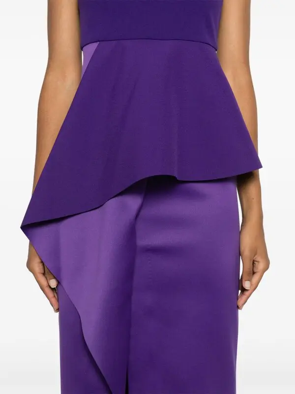 Solace London Ally Gown In Purple - 75% Off | Editorialist