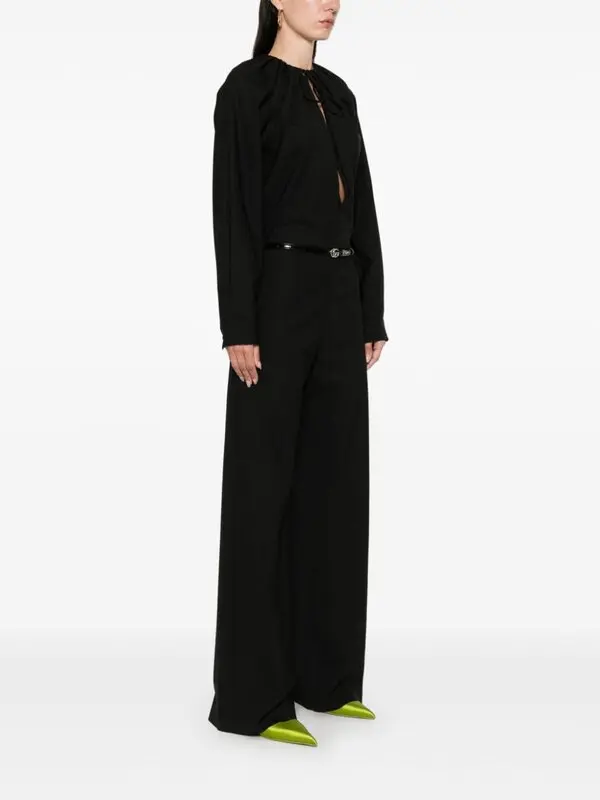 Gucci Keyhole-neck Jumpsuit - Black