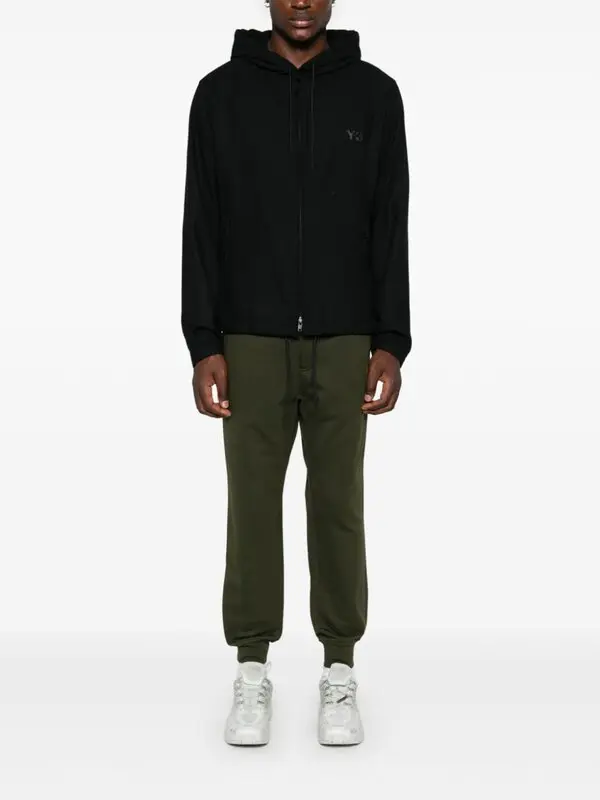 Y3 Cuff Track Pants - Green