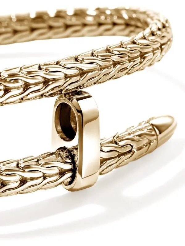 John Hardy 14kt Yellow Spear Flex Cuff Bracelet