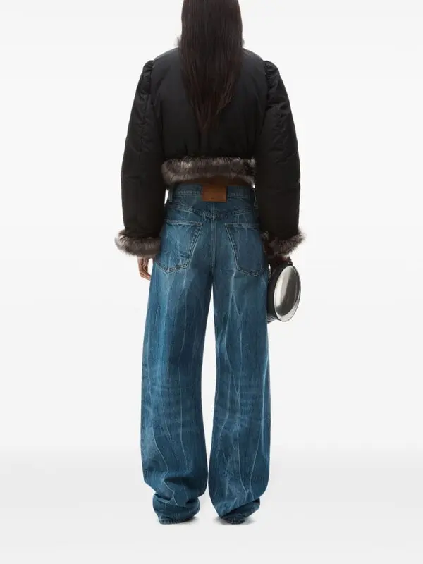 Alexander Wang Logo-patch Balloon Jeans
