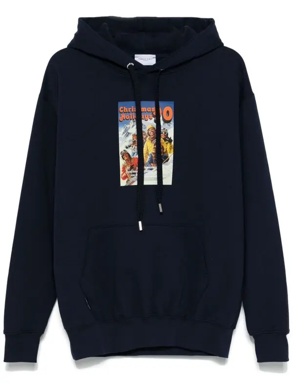 FAMILY FIRST Graphic Print Hoodie