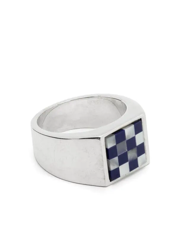 WOUTERS & HENDRIX Mosaic Square Ring - Silver