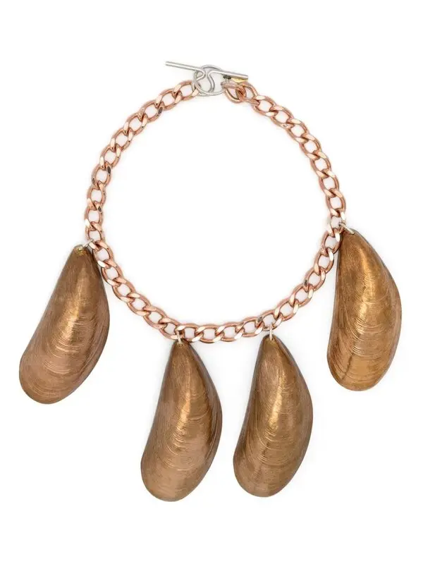 WOUTERS & HENDRIX Mussel Chain Necklace - Gold