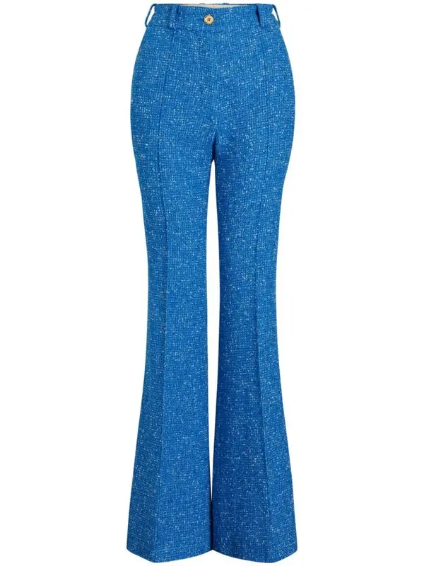 Patou Flared Tweed Trousers