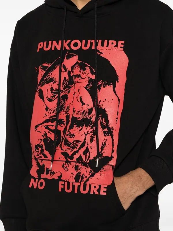 JUNTAE KIM Punkcouture Fleece Hoodie