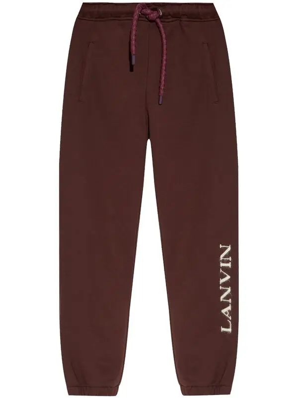 LANVIN Logo-embroidered Track Pants
