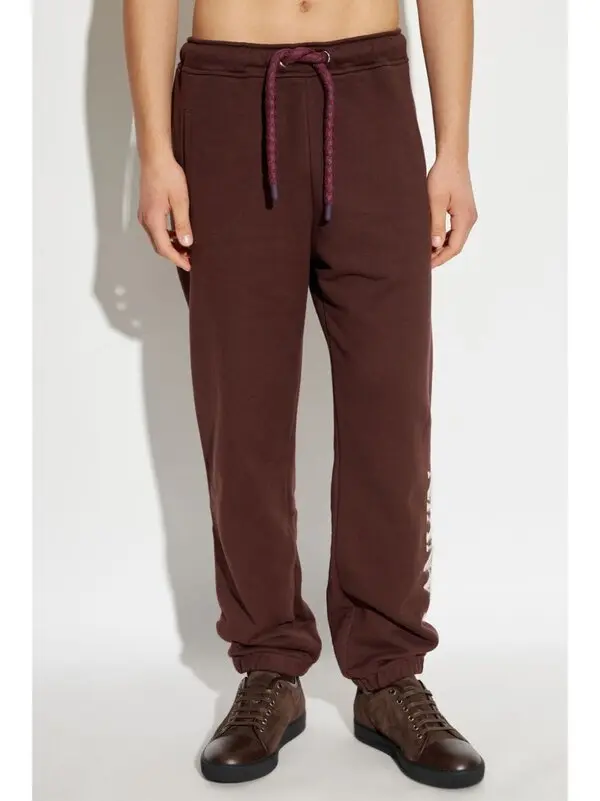 LANVIN Logo-embroidered Track Pants