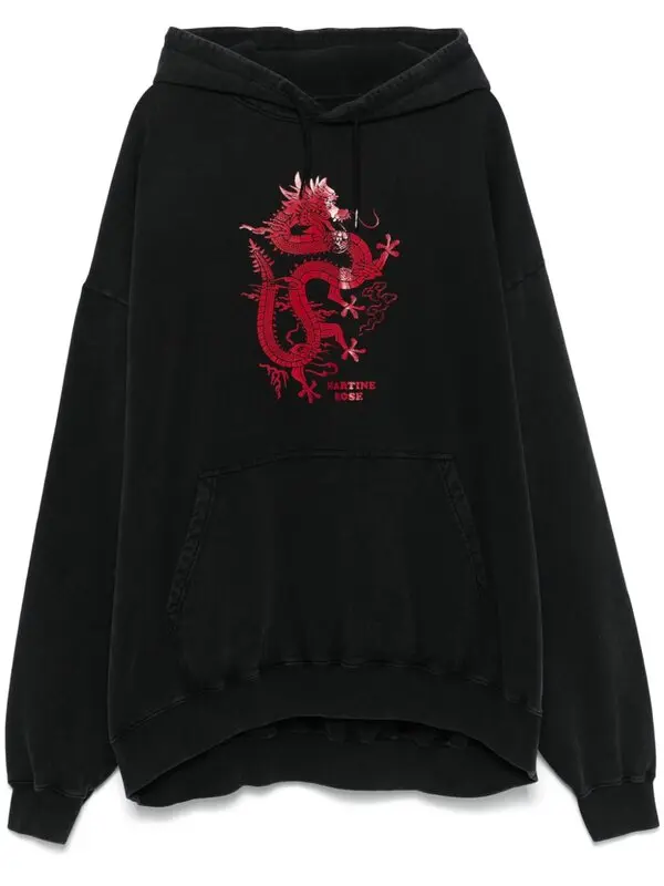 Martine Rose Dragon Print Hoodie