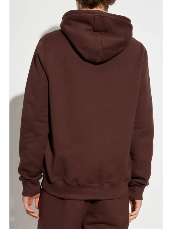 LANVIN Logo-embroidered Hoodie
