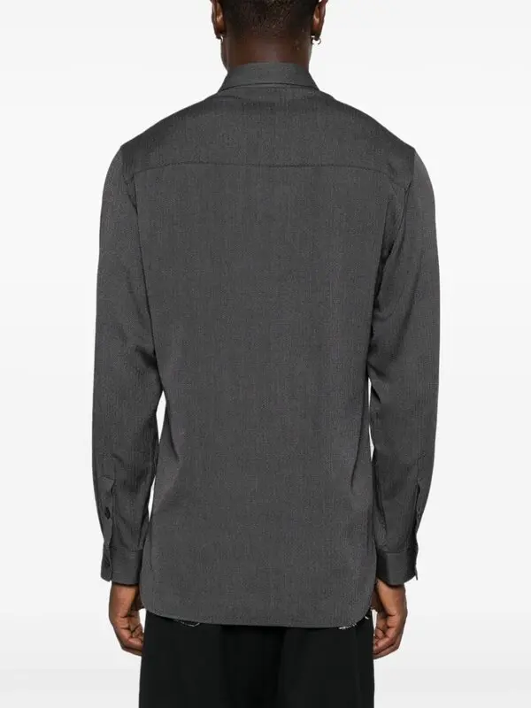 Yohji Yamamoto Herringbone-pattern Shirt
