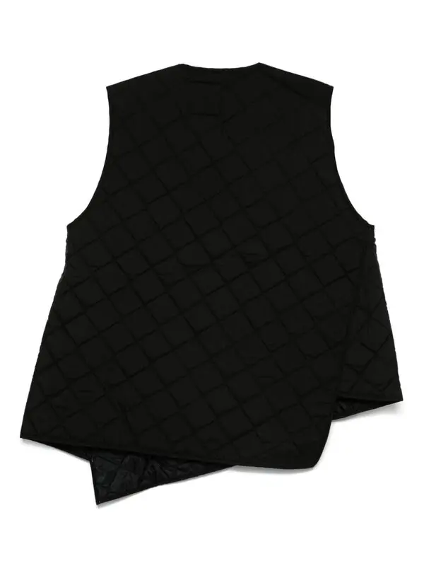 Comme Des Garçons Asymmetric Gilet - Black