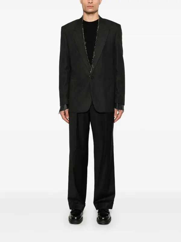 PT TORINO Pleat-detail Trousers - Black