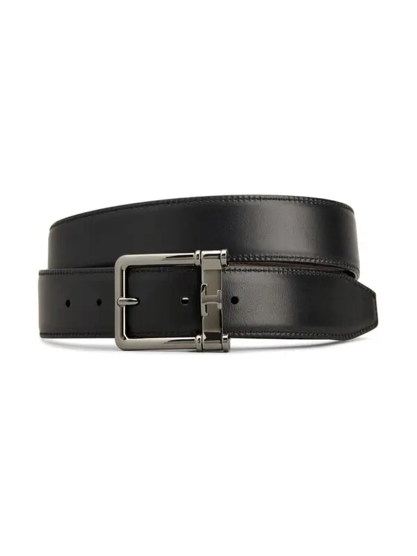 TOD'S Buckle Leather Belt