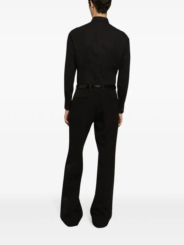 Dolce & Gabbana Rhinestone-embroidery Tuxedo Shirt