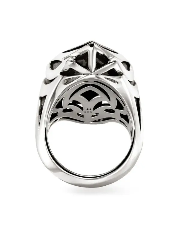 John Hardy Sterling Naga Sapphire Ring - Silver