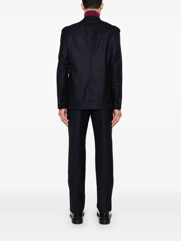 Tagliatore Virgin Wool Suit - Blue