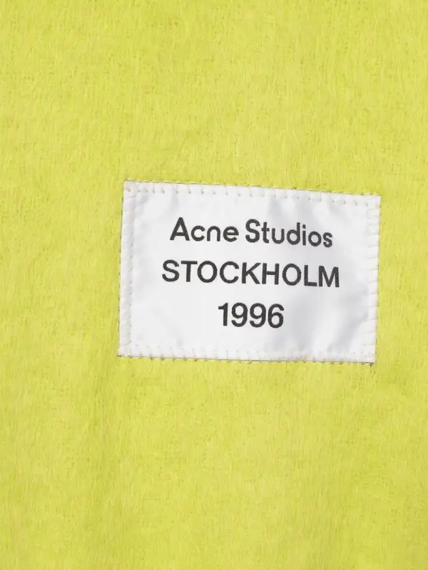 Acne Studios Fringed Scarf - Green