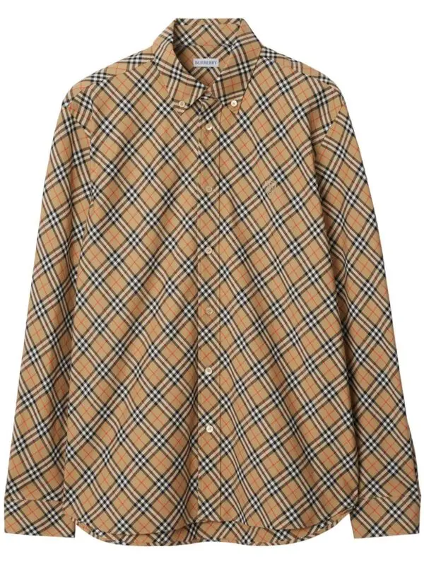 Burberry Vintage Check Cotton Shirt - Neutrals