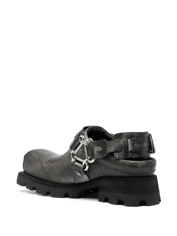 Acne Studios 45mm Leather Harness Mules