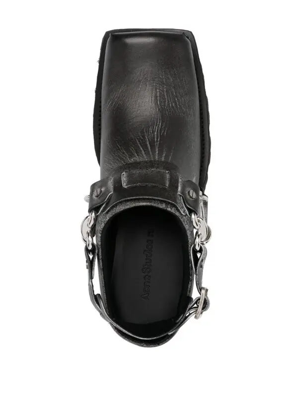 Acne Studios 45mm Leather Harness Mules