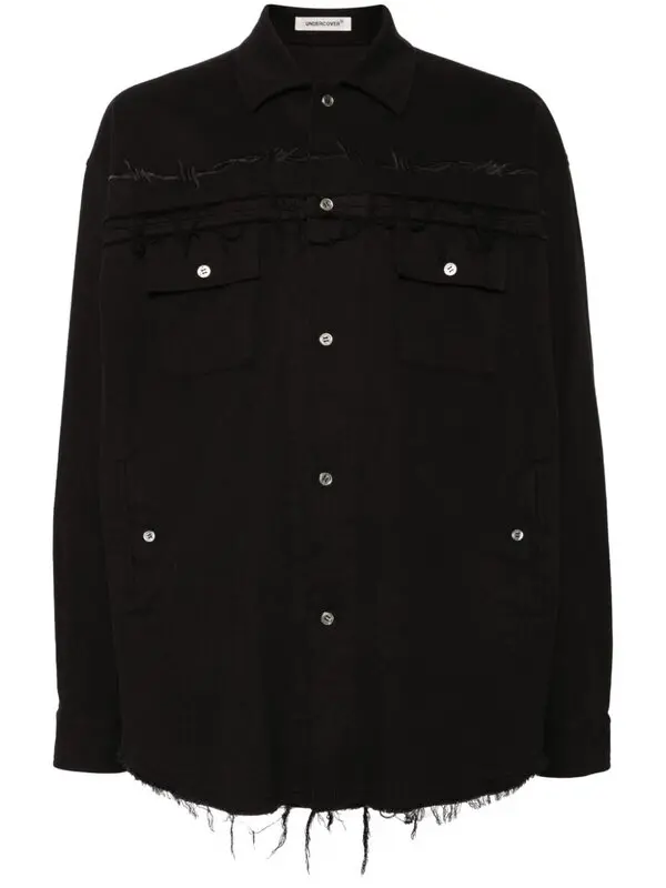 UNDERCOVERISM Fringe-edged Shirt