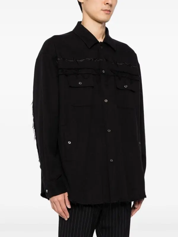 UNDERCOVERISM Fringe-edged Shirt