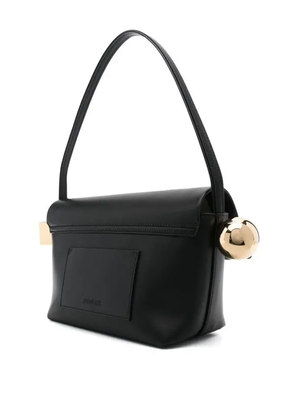 Jacquemus Rond Carré Shoulder Bag - Black