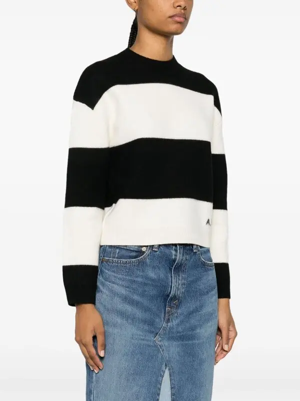 A.p.c. Penny Striped Sweater - Black
