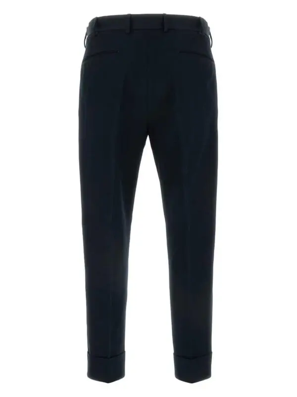 PT TORINO Tapered Cotton Trousers - Blue