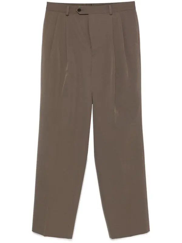 Auralee Pleated Wool Trousers