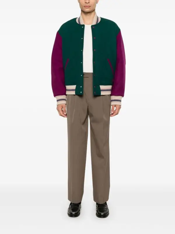Auralee Pleated Wool Trousers