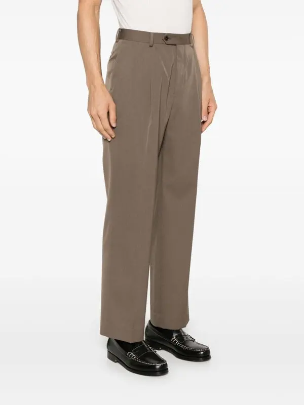 Auralee Pleated Wool Trousers