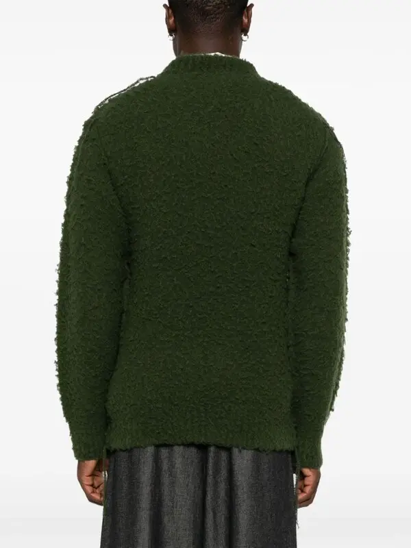 Sacai Pilled Sweater - Green