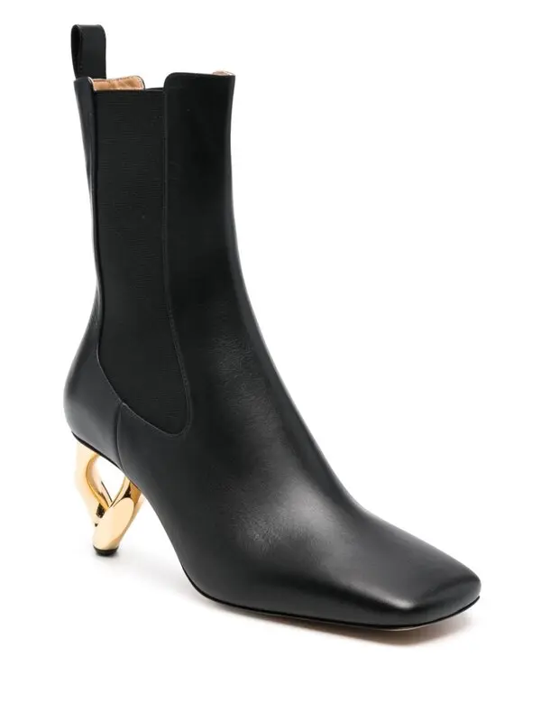 JW Anderson 65mm Leather Chelsea Boots - Black