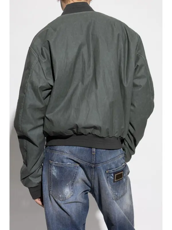 Dolce & Gabbana Classic Flight Bomber Jacket - Grey