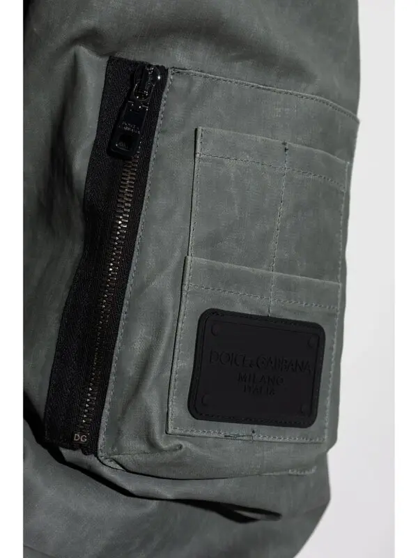 Dolce & Gabbana Classic Flight Bomber Jacket - Grey