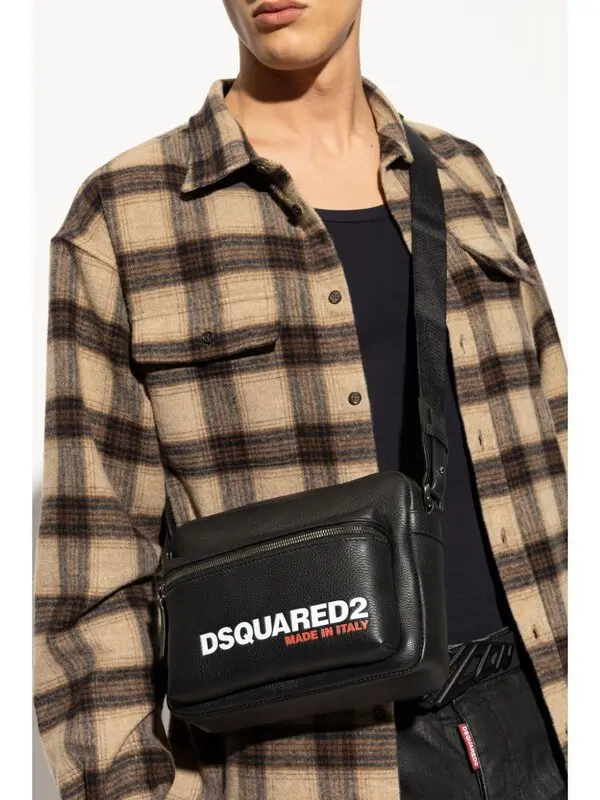 Dsquared2 Logo-print Crossbody Bag - Black