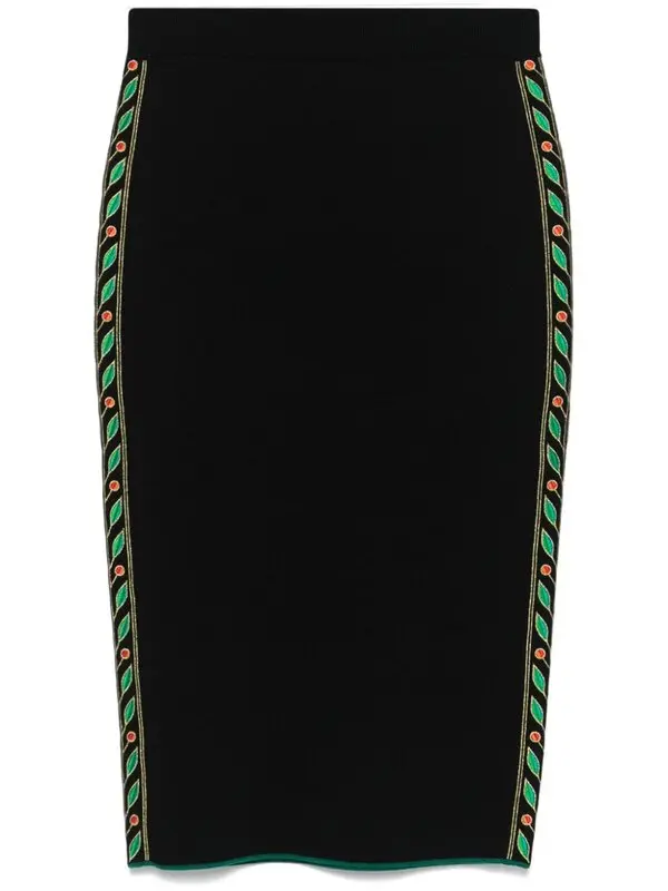 Casablanca Laurel Skirt - Black