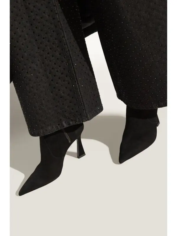STUART WEITZMAN 85mm Vinnie Boots - Black