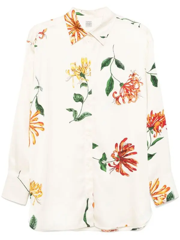 TOTEME Honeysuckle Shirt - Neutrals