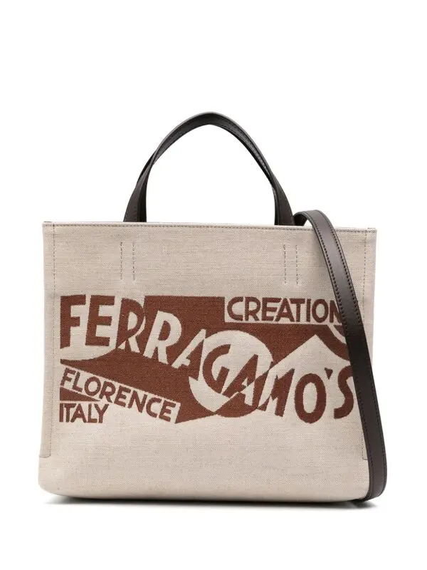 FERRAGAMO Logo Tote Bag