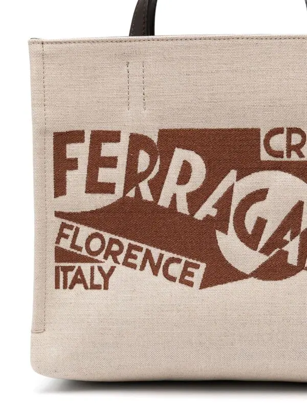 FERRAGAMO Logo Tote Bag