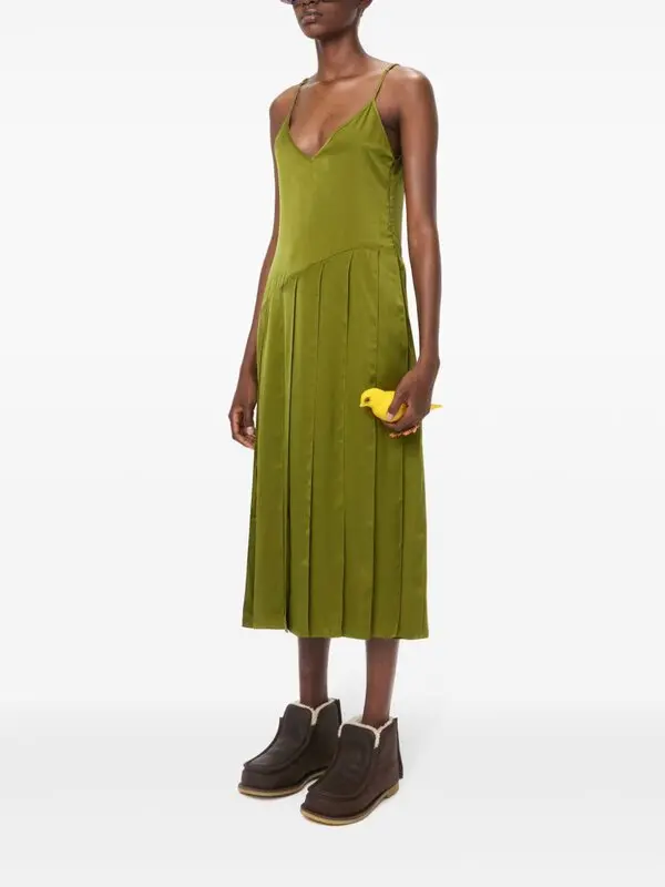 JW Anderson - Ribbon Panel Dress - green - 6-8-10