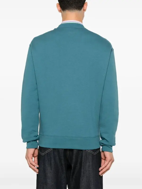 Maison Kitsuné Bold Fox Head Patch Sweatshirt - Blue