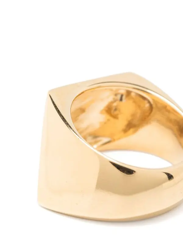 WOUTERS & HENDRIX Plated Triangle Ring - Gold